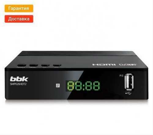 TV-тюнер DVB-T2 BBK SMP026HDT2, черный