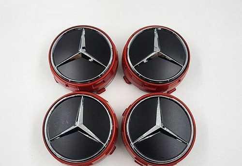 Колпачки заглушки на литые диски Mercedes