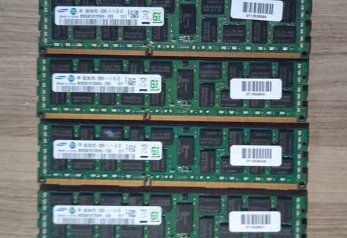 Серверная память ddr3 4х8Gb 1600Mhz
