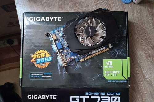 Видеокарта Gigabyte gt730 2gb