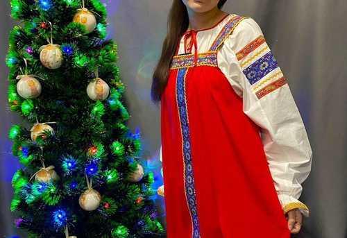 Карнавальный костюм Русский Сарафан с рубахой
