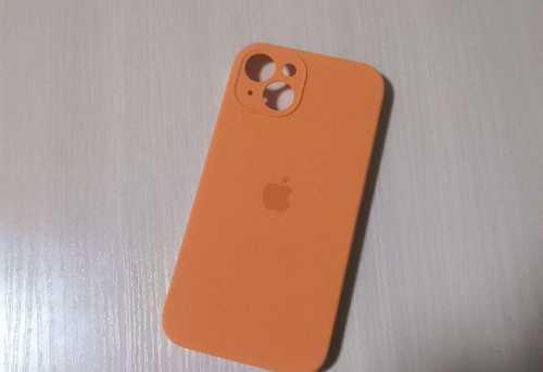 Чехол на iPhone 13 оранжевый