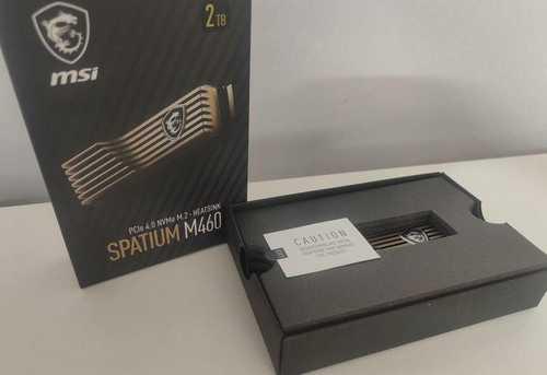 2000 гб SSD M.2 накопитель MSI spatium M460