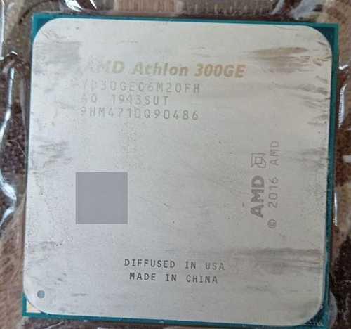 Процессор amd athlon zen 300ge с видеоядром