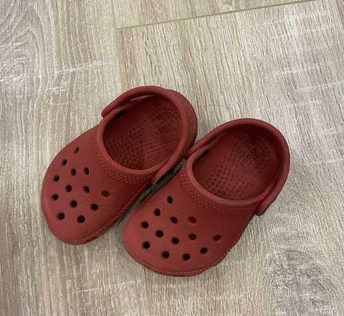 Сабо сандалии шлепки crocs с5 (22 размер)