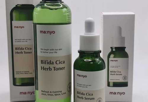 Сэт Manyo Cica Herb Serum, 50ml+Toner 210ml