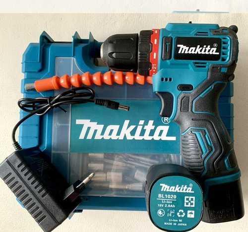 Шуруповёрт с набором Makita 18 вольт бесщеточный