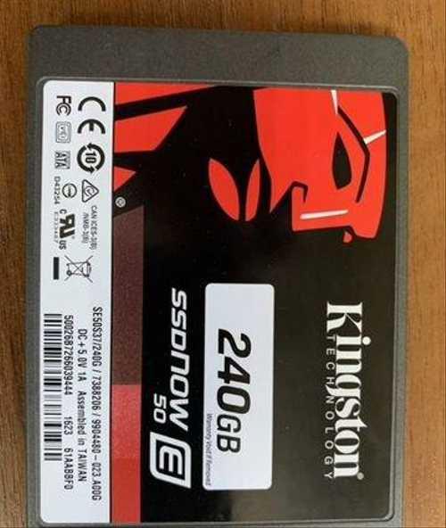 SSD Kingston ssdnow E SE50S37/240G