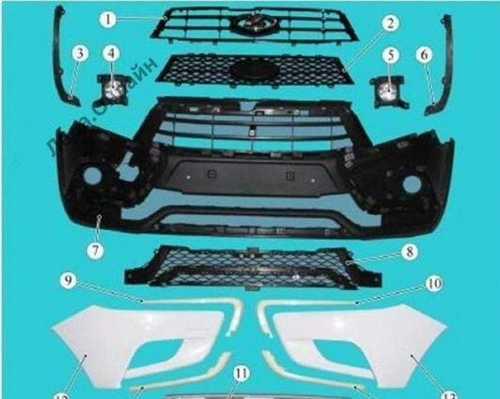 Бампер лада веста кросс новый И остальное купить | Автозапчасти ...