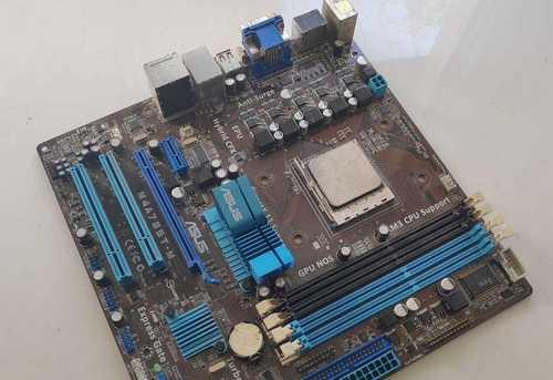 Материнская плата asus m4a785t-m/AMD phenom 955be