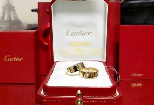 Золотые кольца Cartier