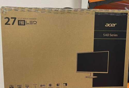 27" Acer SA270Abi Black 75Hz 1920x1080 IPS. Новый