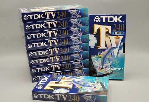 Видеокассета кассета TDK TV 240 E-240tved VHS