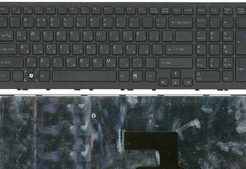 Клавиатура Sony Vaio VPC-EH, vpceh черная с рамкой