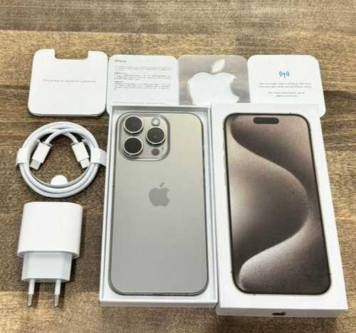 iPhone 15 Pro Natural Titanium 256gb e sim