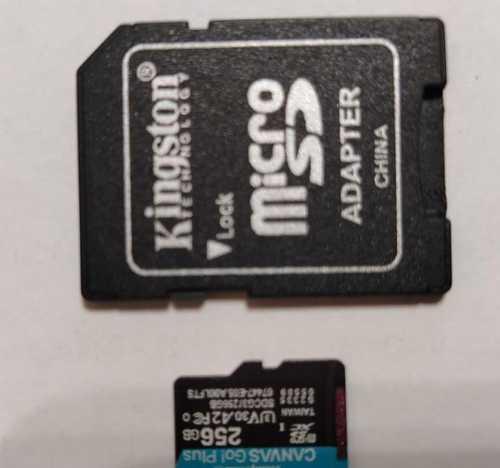 Карта памяти Kingston GO Plus microsdxc 256гб