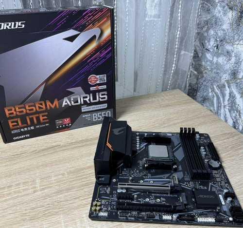 Комплект (AM4): Ryzen 7 5700X3D  мать B550