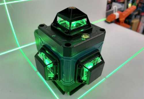 Лазерный уровень 4D 16 линий (Зеленый луч)