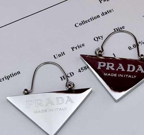 Серьги Prada