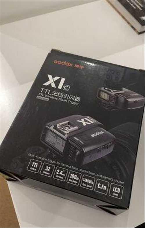Синхронизатор Godox X1-C TTL комплект для Canon