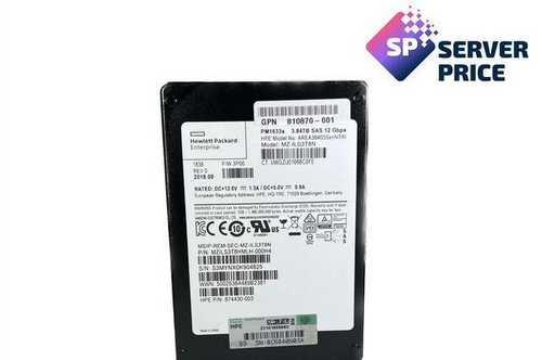 SSD SAS SSD HP area3840s5xnntri 3.84Tb + салазка 3