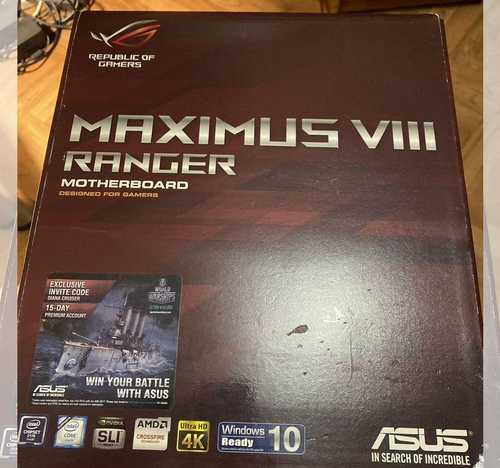 Мат плата Asus Maximus viii ranger 1151v1