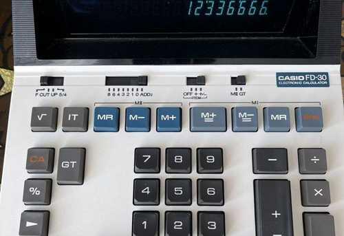 Калькулятор casio FD-30
