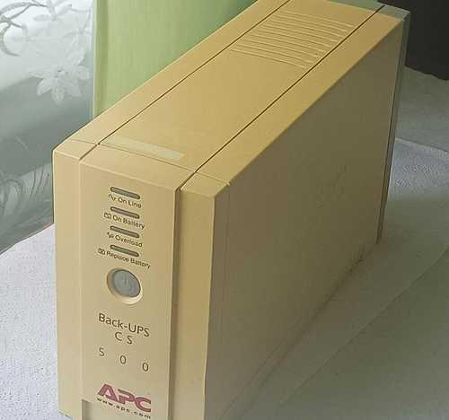 Ибп (бесперебойник) APC back UPS CS-500