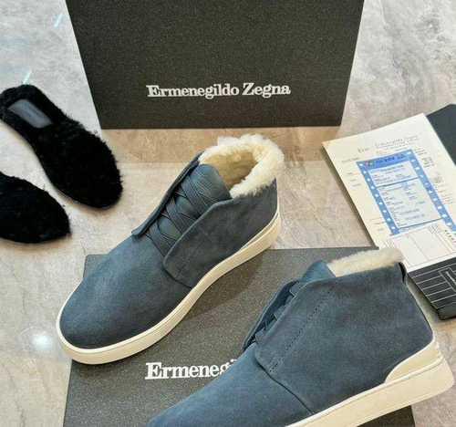 Ботинки мужские zegna зимние