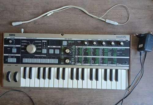 Korg microkorg MK1 + чехол Gator + микрофон