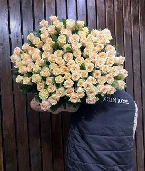 Букет из 101 розы 80 см в Новосибирске