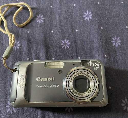 Фотоаппарат Canon A450