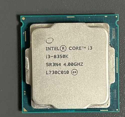 Процессор Intel Core i3-8350K LGA1151v2, 4.0 ггц