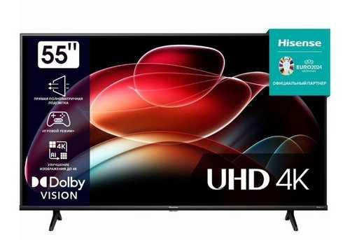 Телевизор Hisense 55A6K 140см SMART 4K. Новый