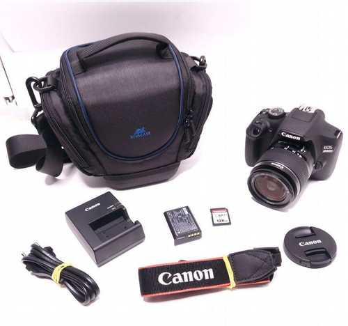 Фотоаппарат Canon 2000d (пробег 700) kit  128гб