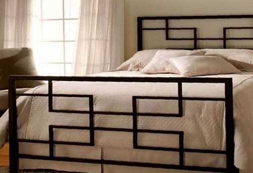 Кровать в стиле «лофт» двуспальная