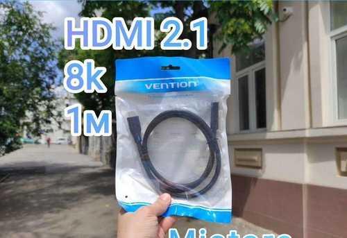 Кабель Vention 8K hdmi 2.1 1метр (aanbf) Black