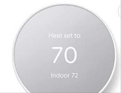 Термостат Google Nest Thermostat Fog, GA02083