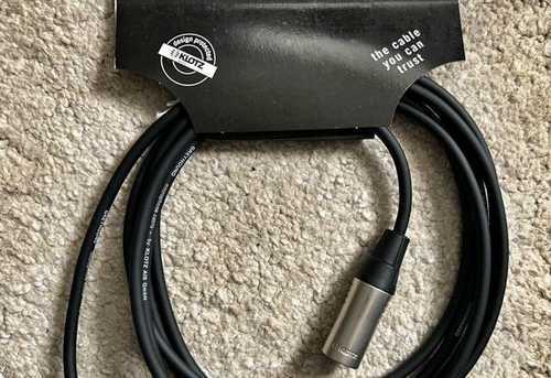 Greyhound кабель микрофонный XLR, 3 метра, Klotz