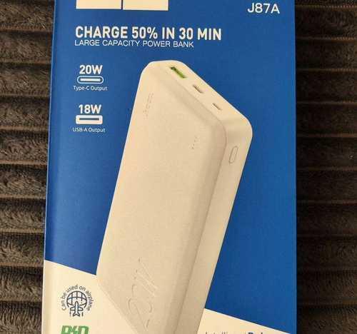 Повербанк/ Powerbank hoco J87A, PD/QC (20000mAh)