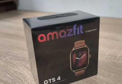 Умные часы Amazfit GTS 4 GPS, коричневый
