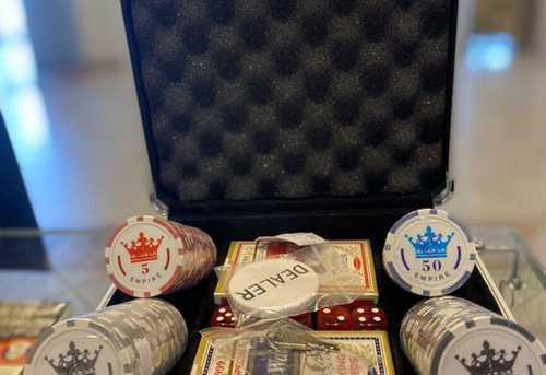 Покерный набор 100 200 300 500 фишек