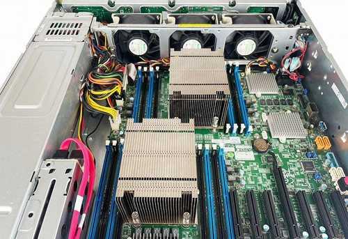 Сервер Supermicro 6028R-E1CR12T 2x E5-2667v4 256Gb