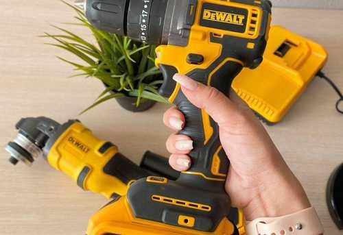 Шуруповерт ударный+болгарка бесщеточные dewalt