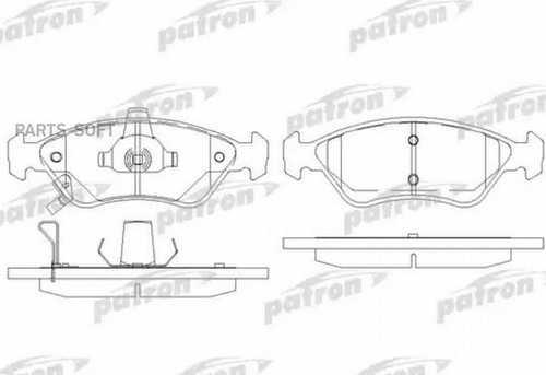 Patron PBP1125 Колодки тормозные дисковые