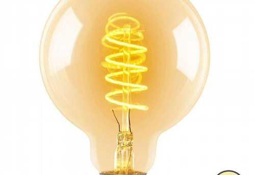 Лампа светодиодная филаментная G95 E27 220 В 5 Вт