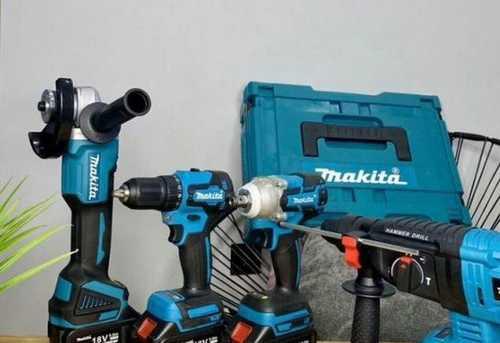 Набор Электроинструмента 4в1 Makita -4акб