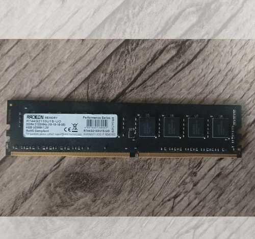 Оперативная память ddr4 4gb