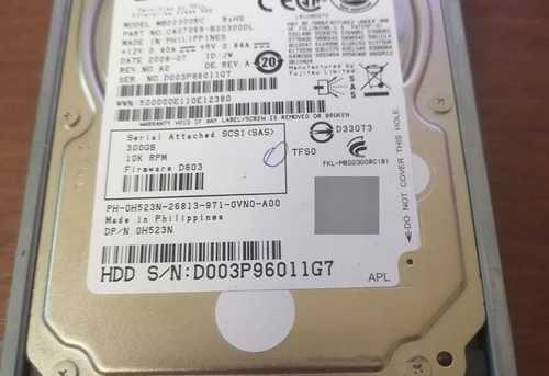 Серверный жесткий диск Dell 2.5" 300gb 0H523N