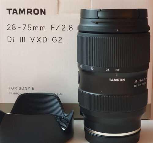 Tamron 28-75mm f2.8 Di III VXD G2 Sony E